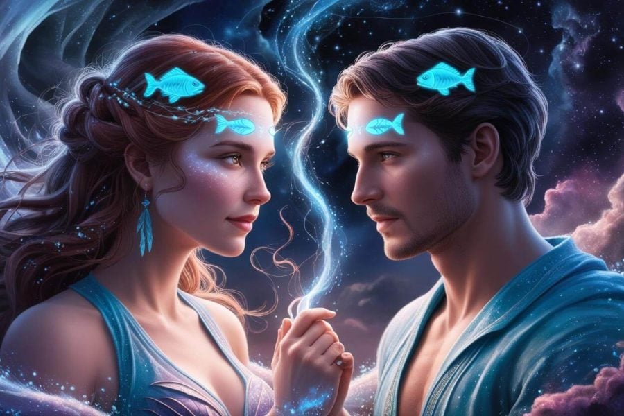 Pisces Woman and Pisces Man - Love Compatibility Calculator